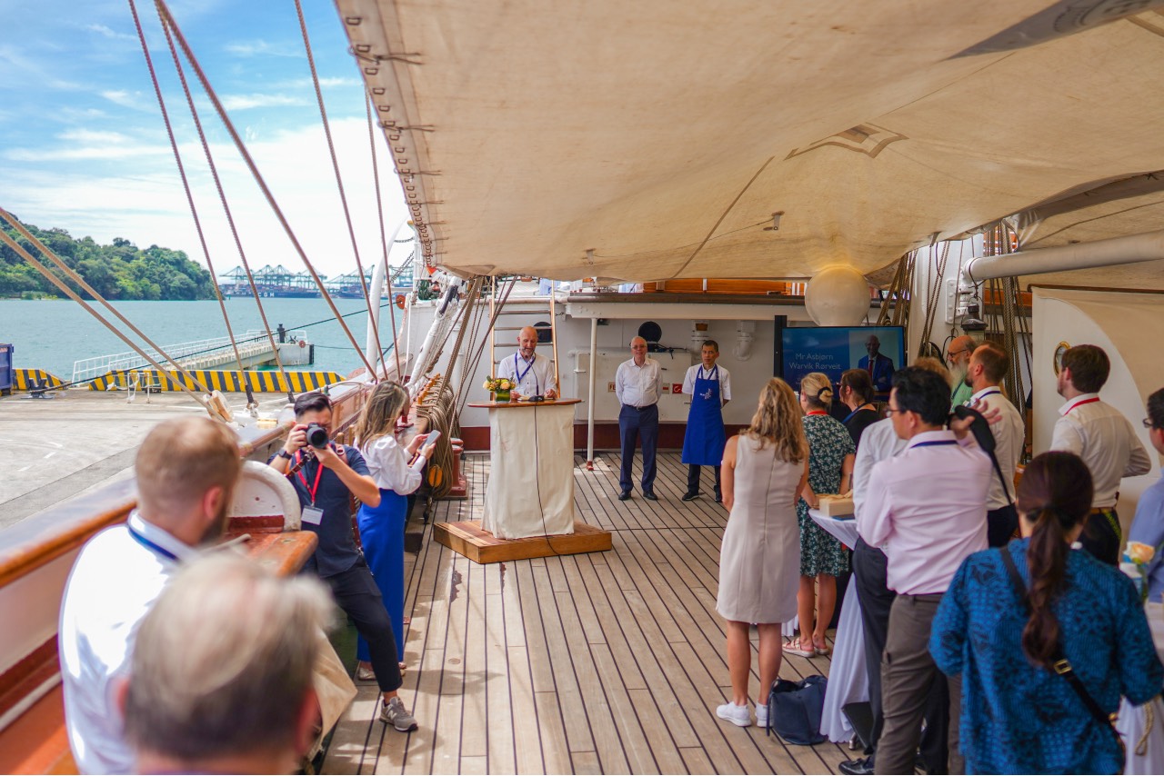 Why 108-year-old tall ship Statsraad Lehmkuhl was the ideal venue to ...